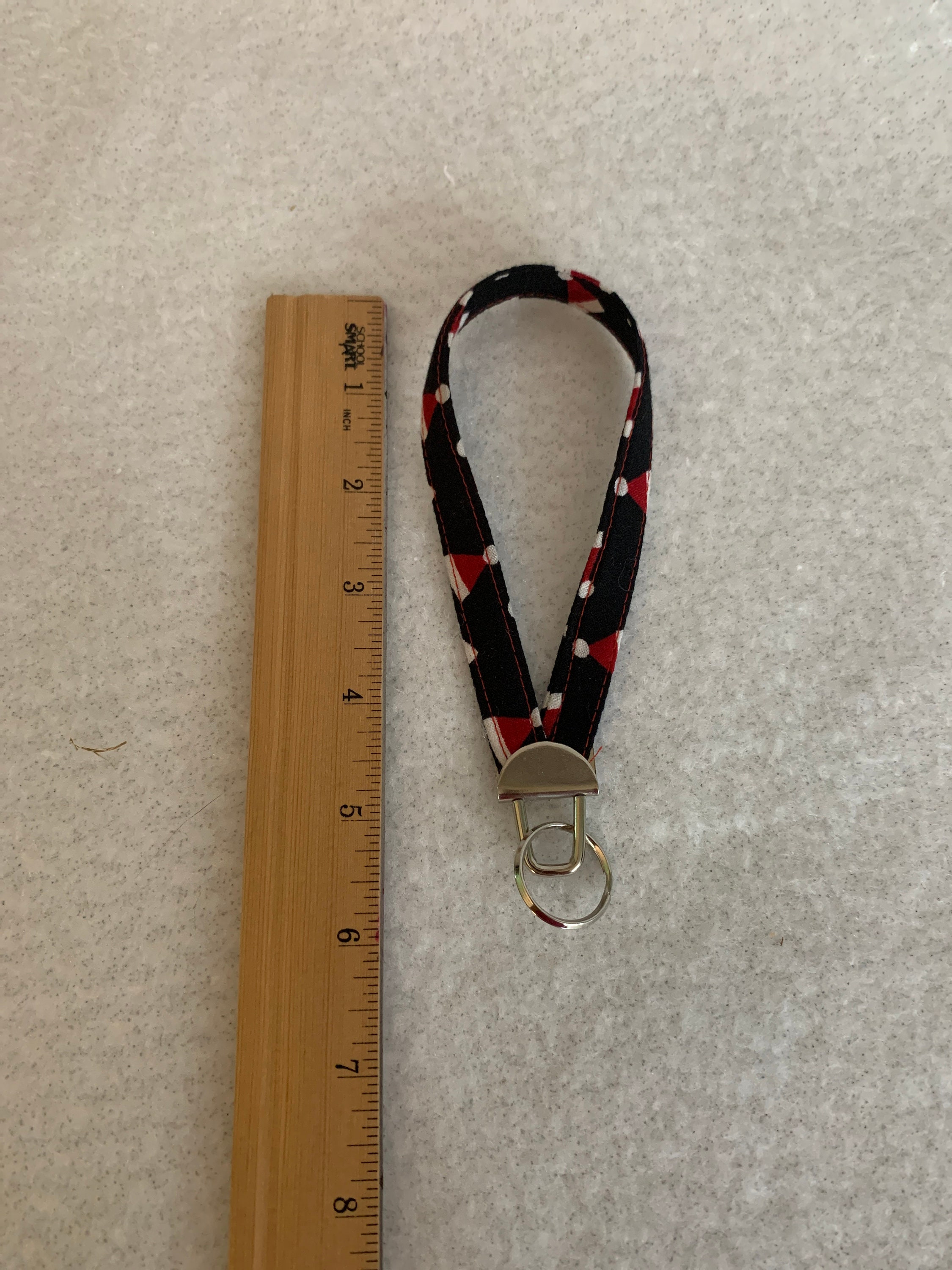 Key Fob Fabric Key Ring Wristlet Key Fob Christmas Key Fob | Etsy