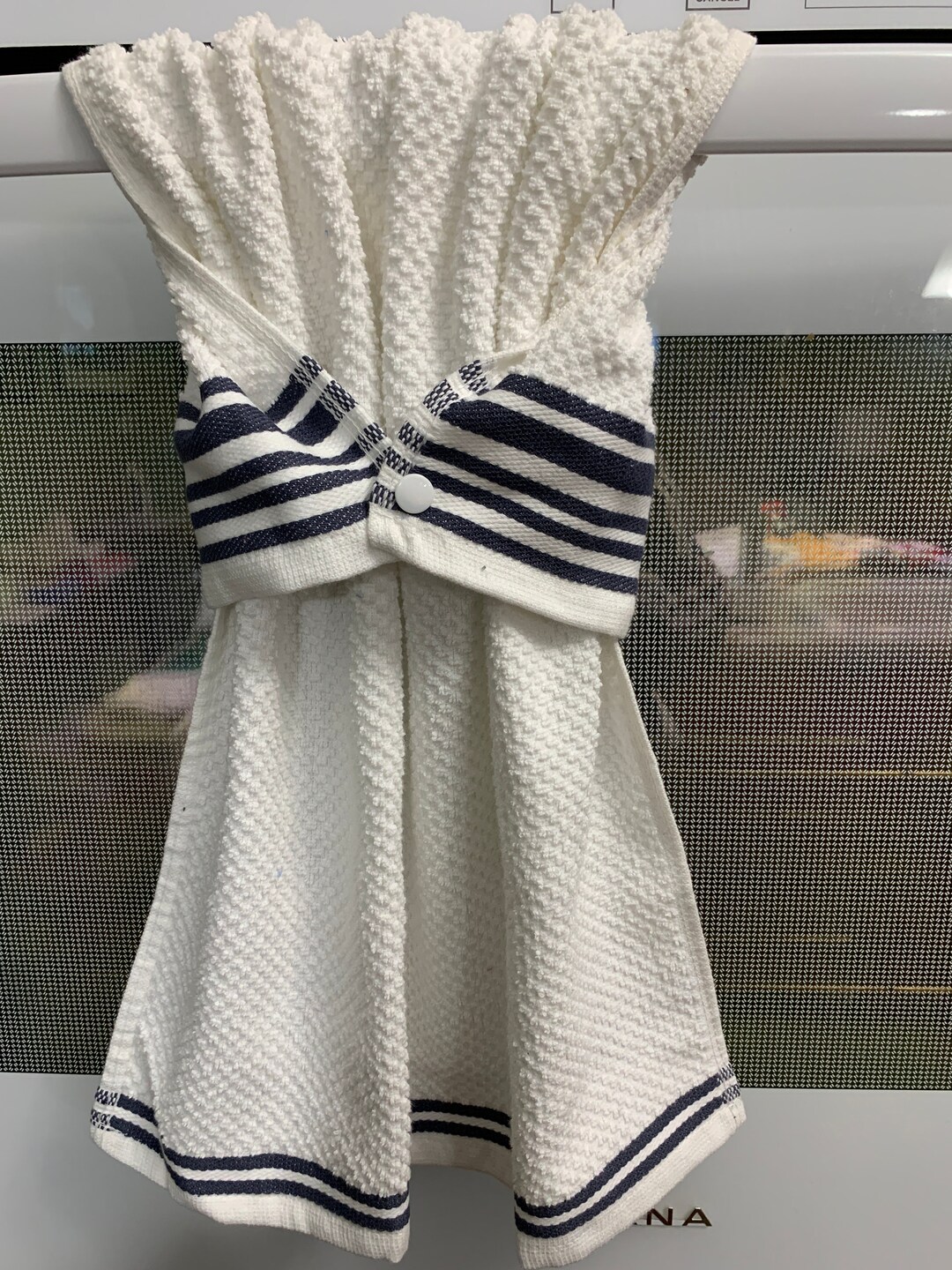 Snappy Hanging Dish Towel Set: Oven Door Terry Towels - Etsy