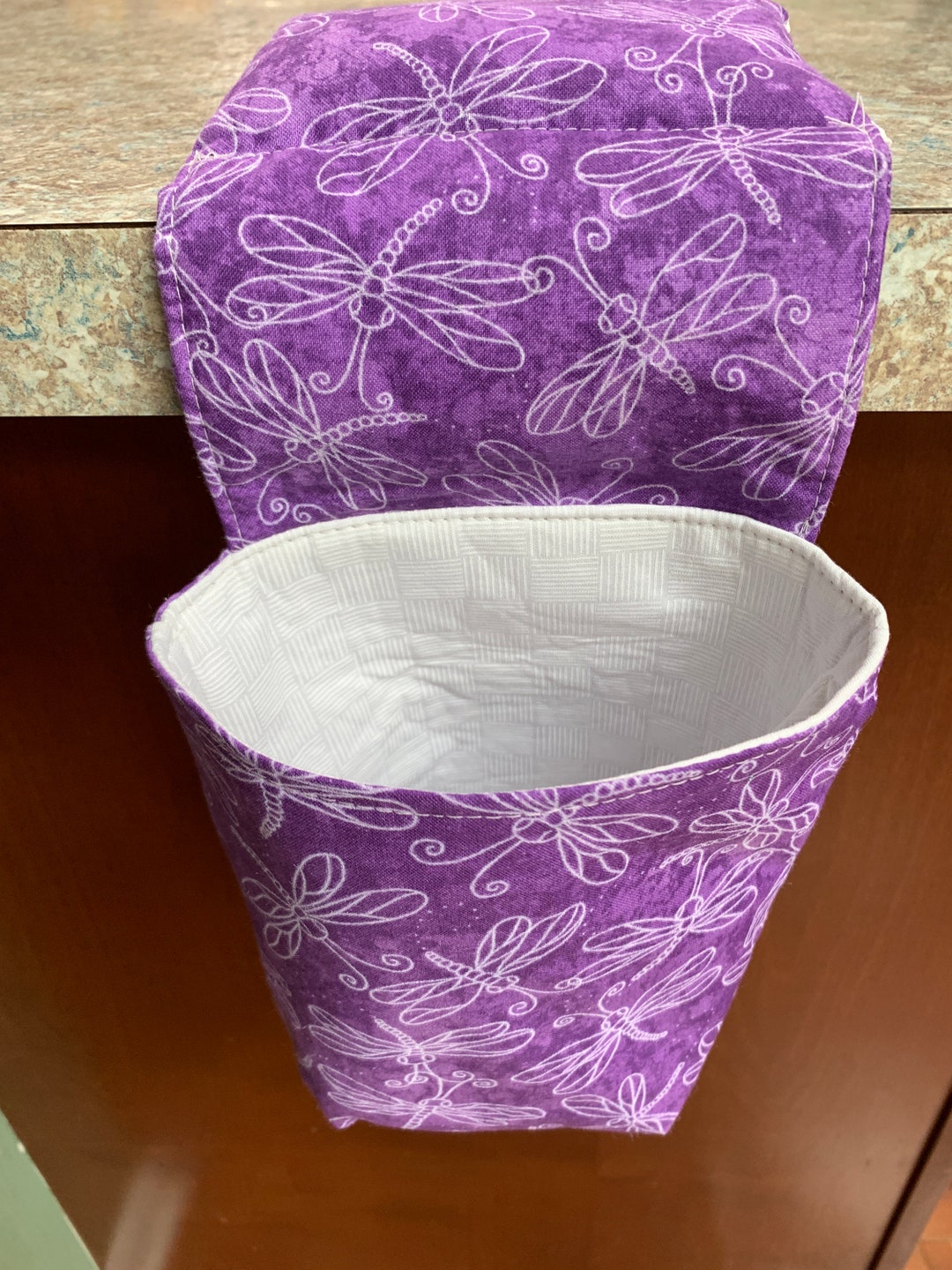 Weighted Thread Catcher With Pin Cushion: Sewing Scrap Bag - Etsy