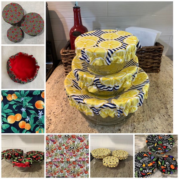 Reusable Bowl Covers - Etsy