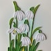 Snowdrop Quilling Card, Quilled Snowdrop Flower, Quilling Snowdrop ...