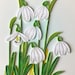 Snowdrop Quilling Card, Quilled Snowdrop Flower, Quilling Snowdrop ...