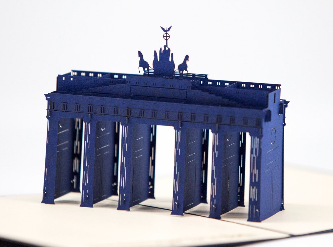 Brandenburg Gate, Folding Cards / 3D Card / Pop-up, Berlin Pop-up Card ...