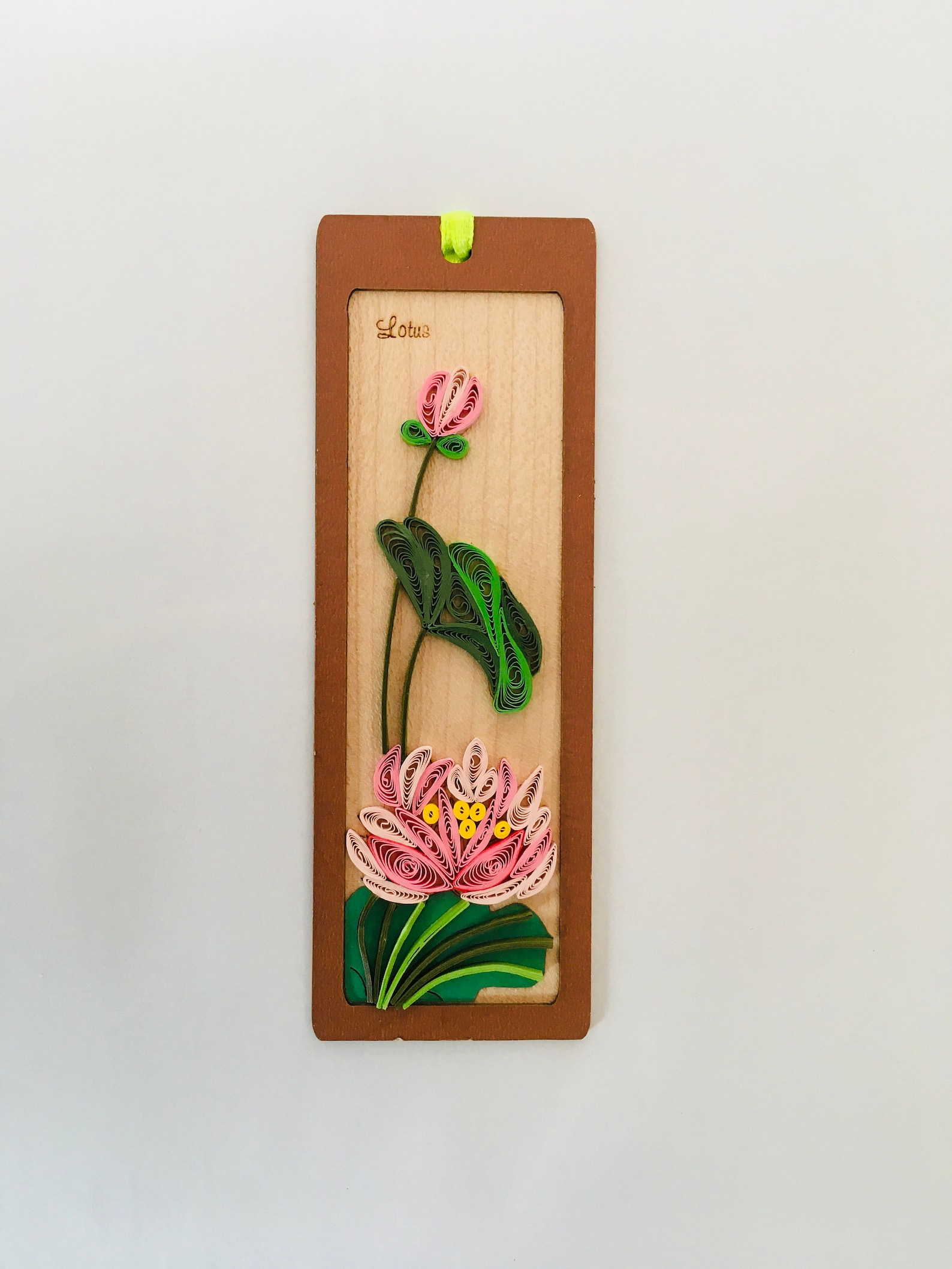 Lotus Flower Quilling Bookmarks Bookmarks Lotus Flower - Etsy UK
