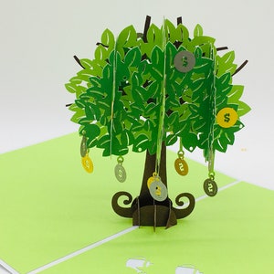 Money Tree, 3D Card / Pop-up / Folding Card - Etsy