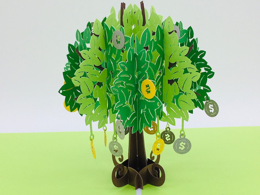 Money Tree, 3D Card / Pop-up / Folding Card - Etsy