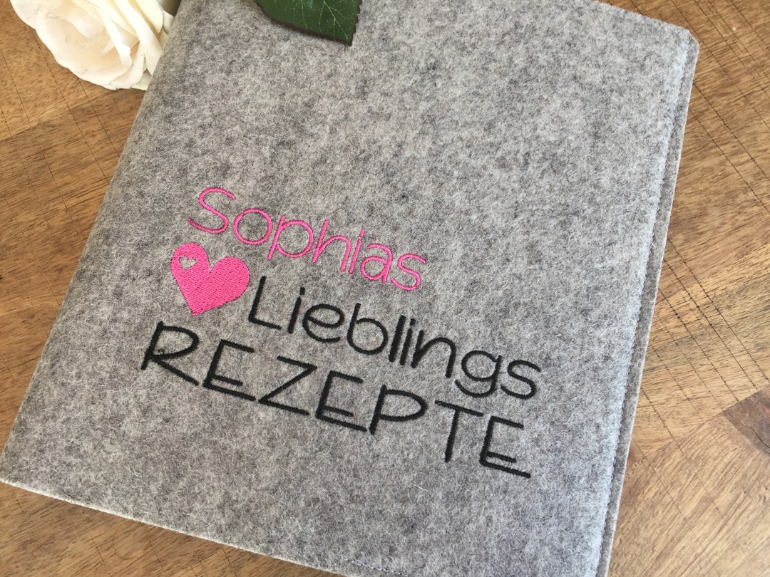 Rezepteordner mit Herz - Lieblingsrezepte - DinA5 oder DinA4 - freie ...