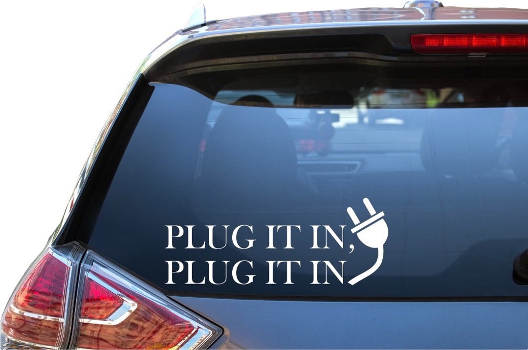 Electric Car Decal, EV Car Decal, Hybrid Car Decal, Funny Car Sticker ...