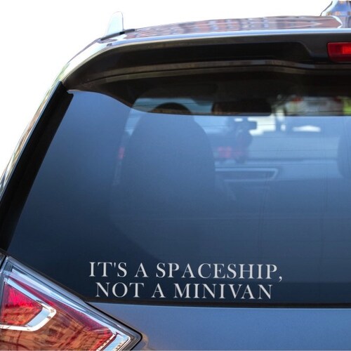 Bumper Stickers Cool Minivan -Nobody car decal personalized car ...