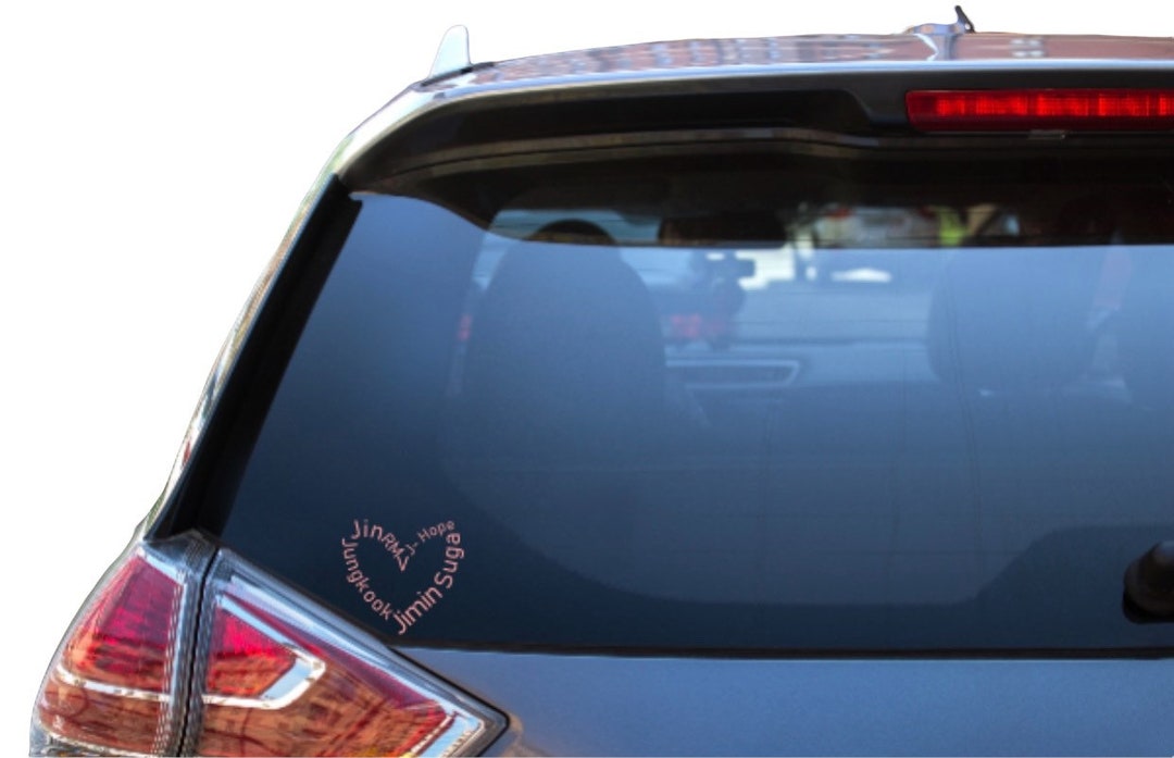 BTS Sticker BTS Car Decal Boy Band Merch Music Car Decal - Etsy