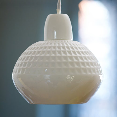 Fancy Round Ceramic Pendant Light - Etsy