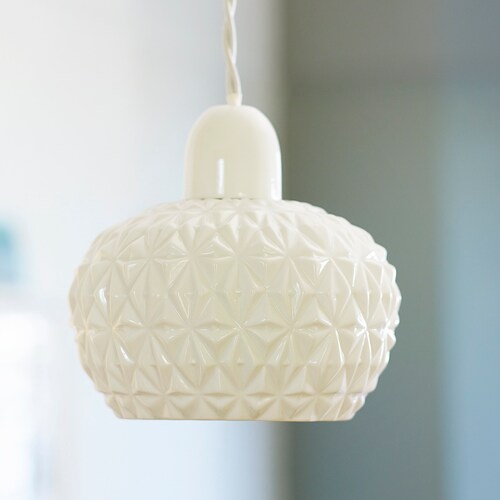 Fancy Round Ceramic Pendant Light - Etsy