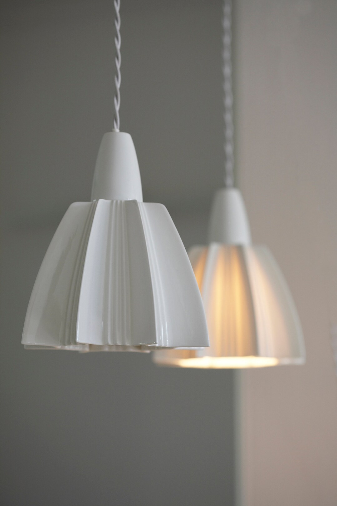 Star Ceramic Pendant Light - Etsy