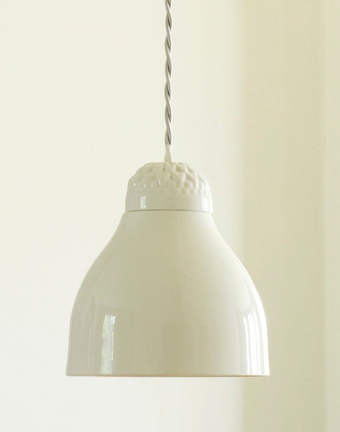 Flower Ceramic Pendant Light - Etsy