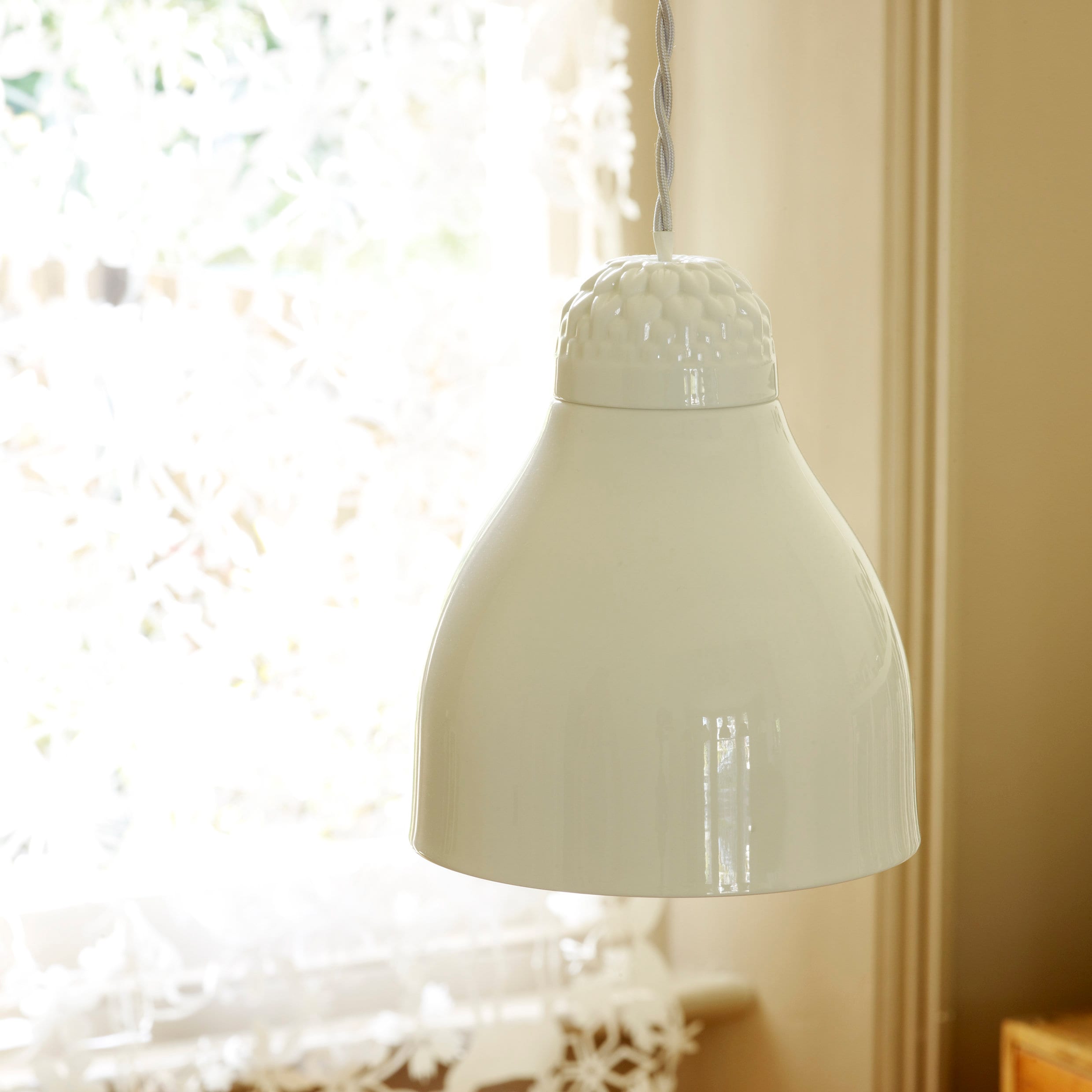 Flower Ceramic Pendant Light - Etsy