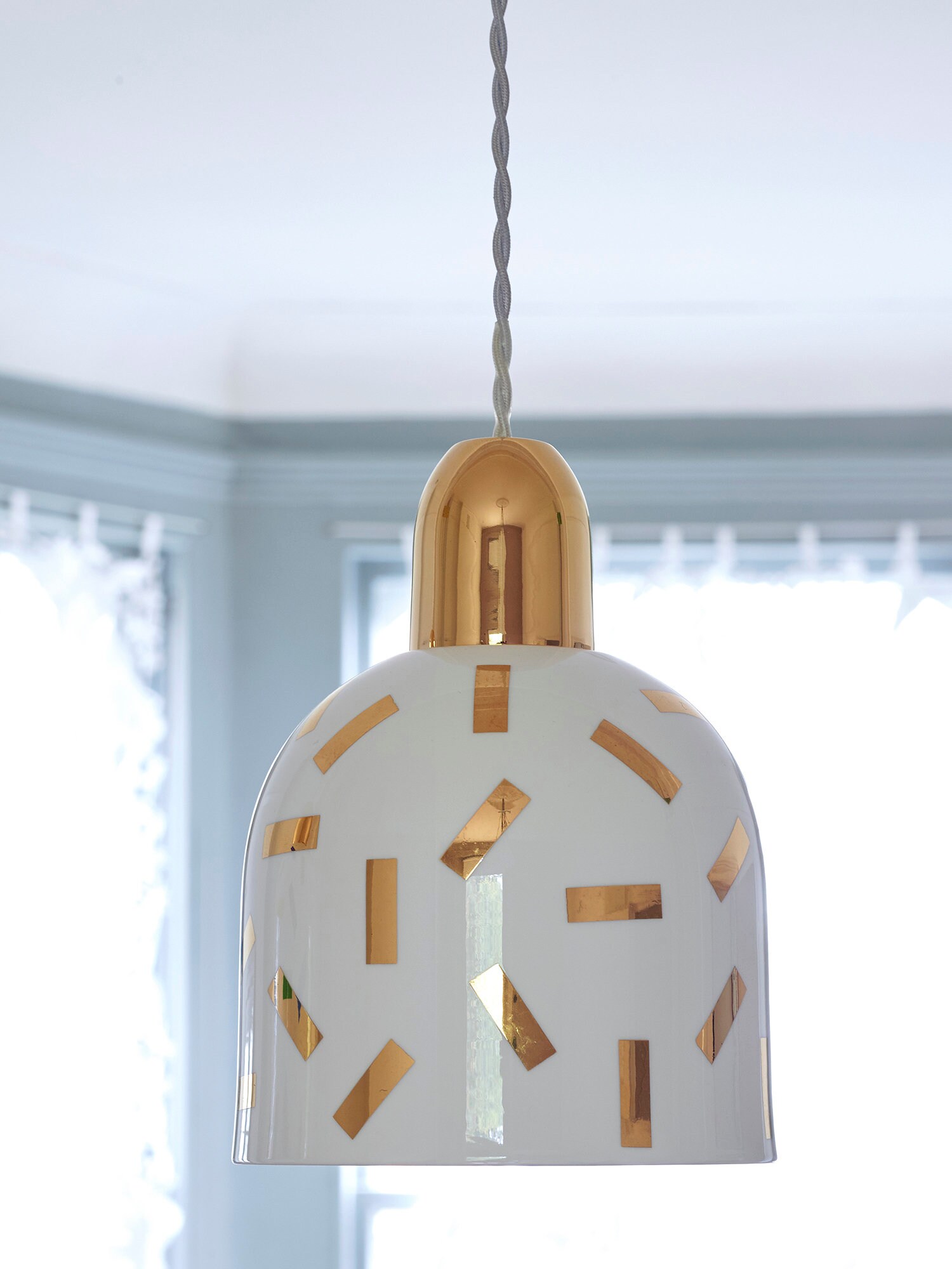 Cloche Confetti Ceramic Pendant Light - Etsy