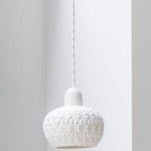 Fancy Round Ceramic Pendant Light - Etsy