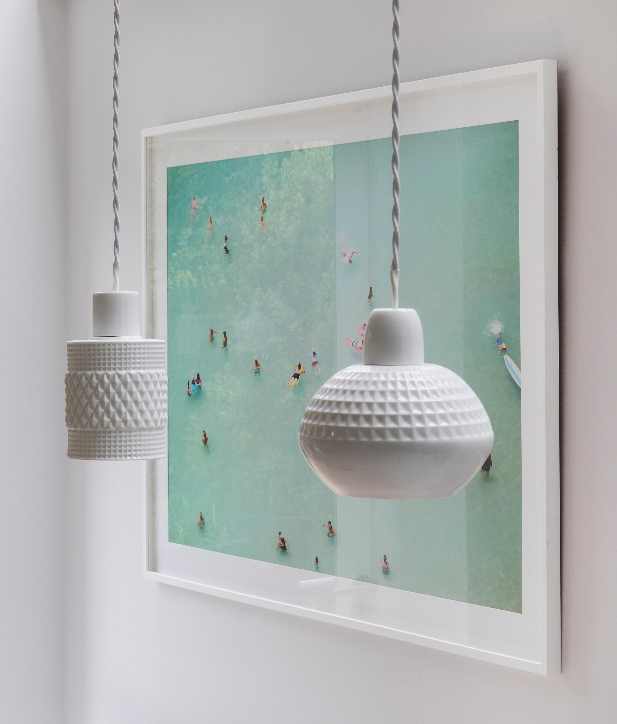 Fancy Half Ceramic Pendant Light - Etsy