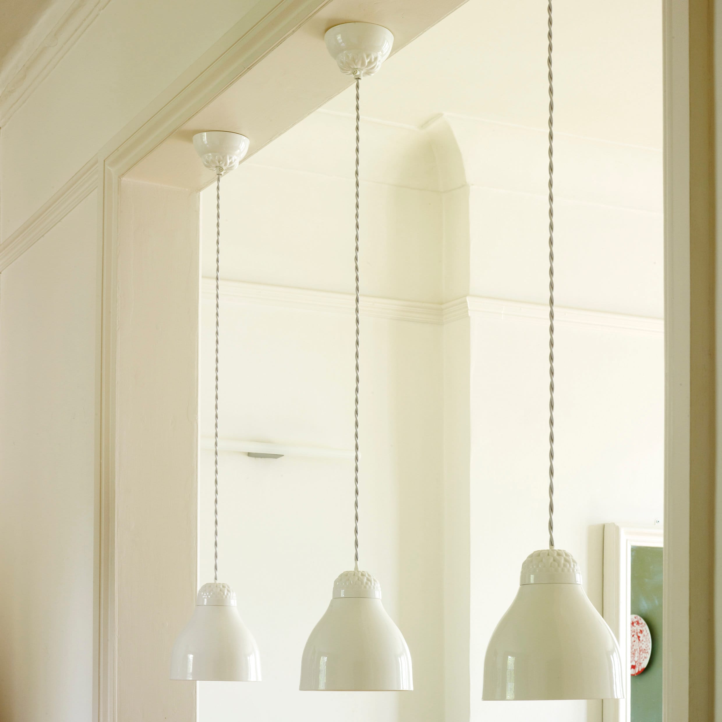 Flower Ceramic Pendant Light - Etsy