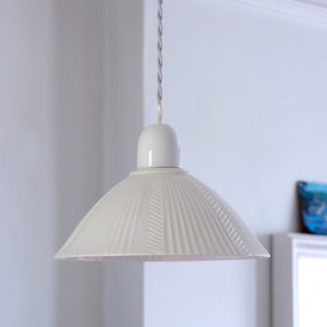 Chevron Ceramic Pendant Light - Etsy