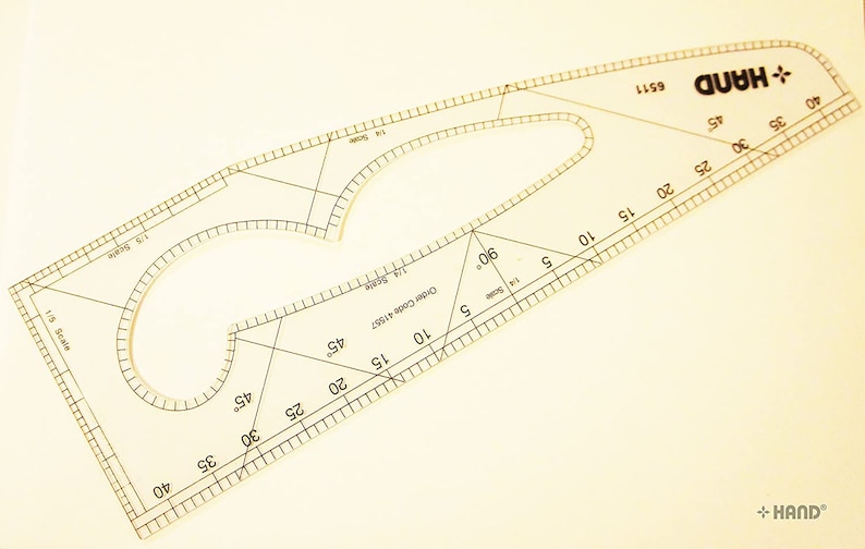 HAND ® Junior Ruler Pattern Marking Pattern Making Metric - Etsy