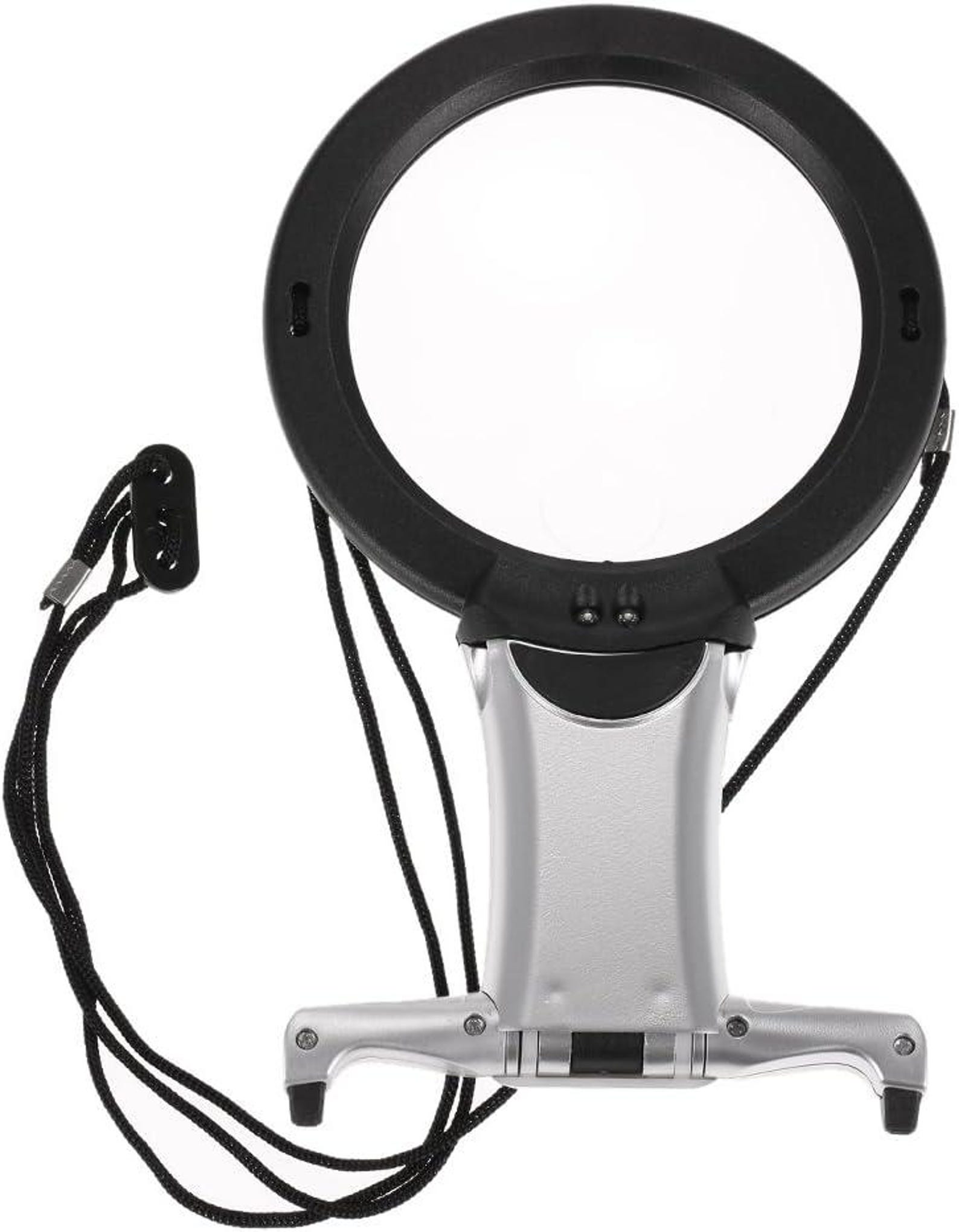 New 2 in 1 Hands Free Hands-free Magnifying Glass With Light & Neck ...