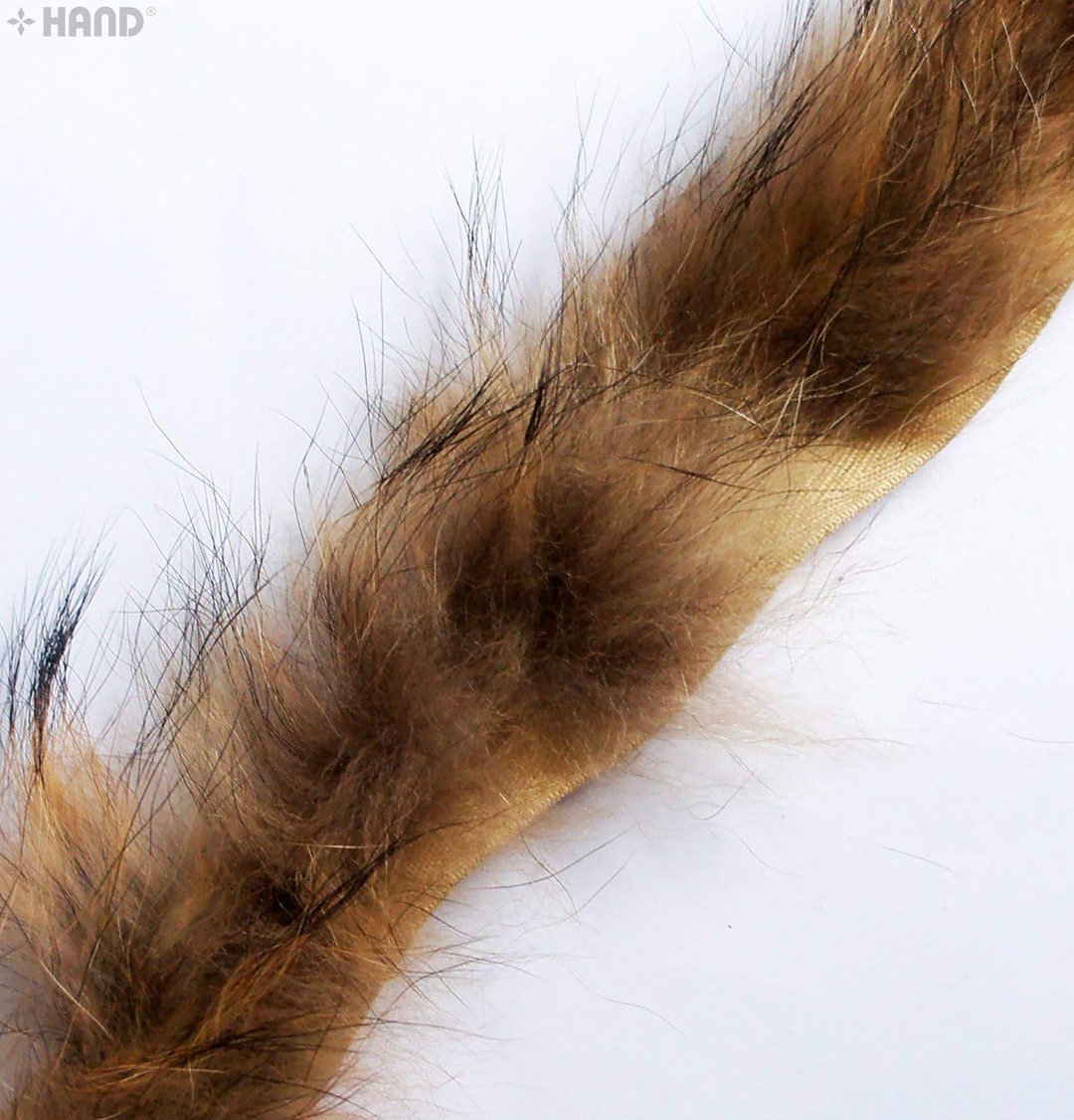 Decorative Real Fox Fur Edge Sew in Pipe Trim Appx 65cm Assorted ...