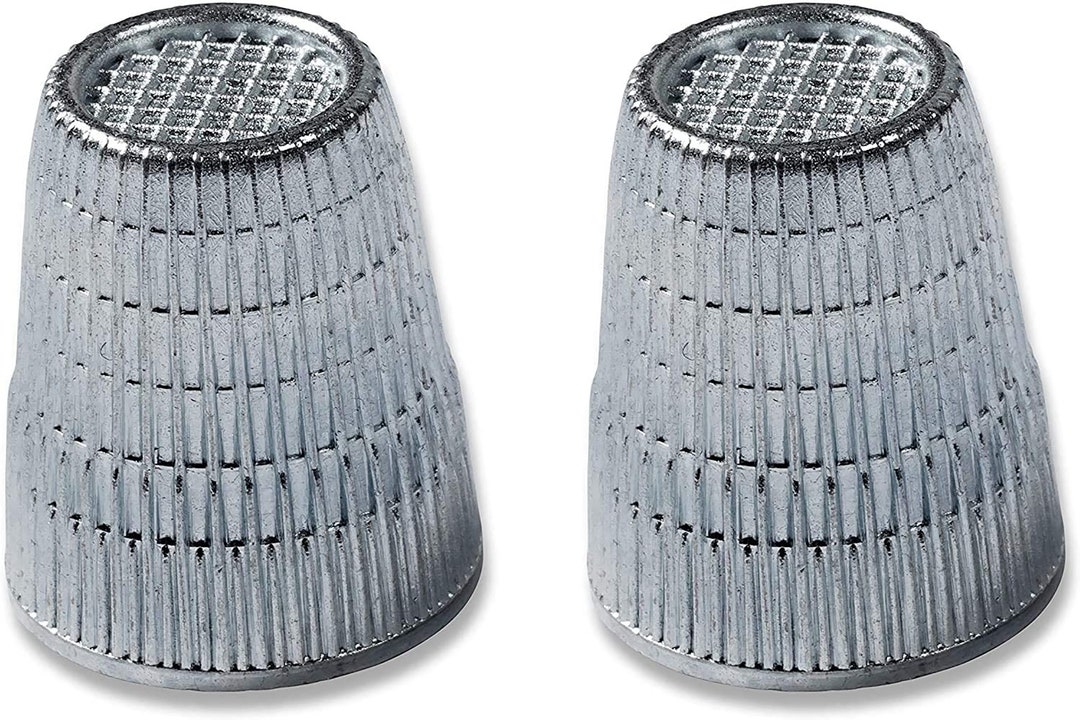 Slip-stop Silver Finger Tip Thimbles Zinc Die-cast Diameter 16.5mm ...