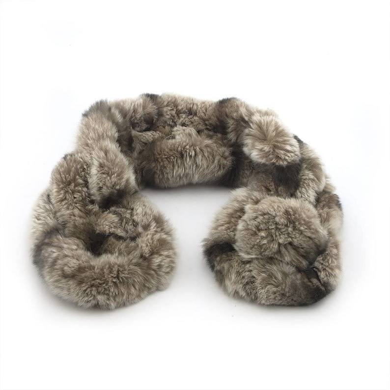 Luxurious Soft Rabbit Fur Scarf 65cml - Etsy