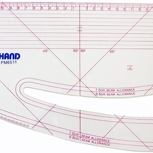 HAND ® Pattern Marking Ruler, Flexible, Non Removable Inner Marking ...