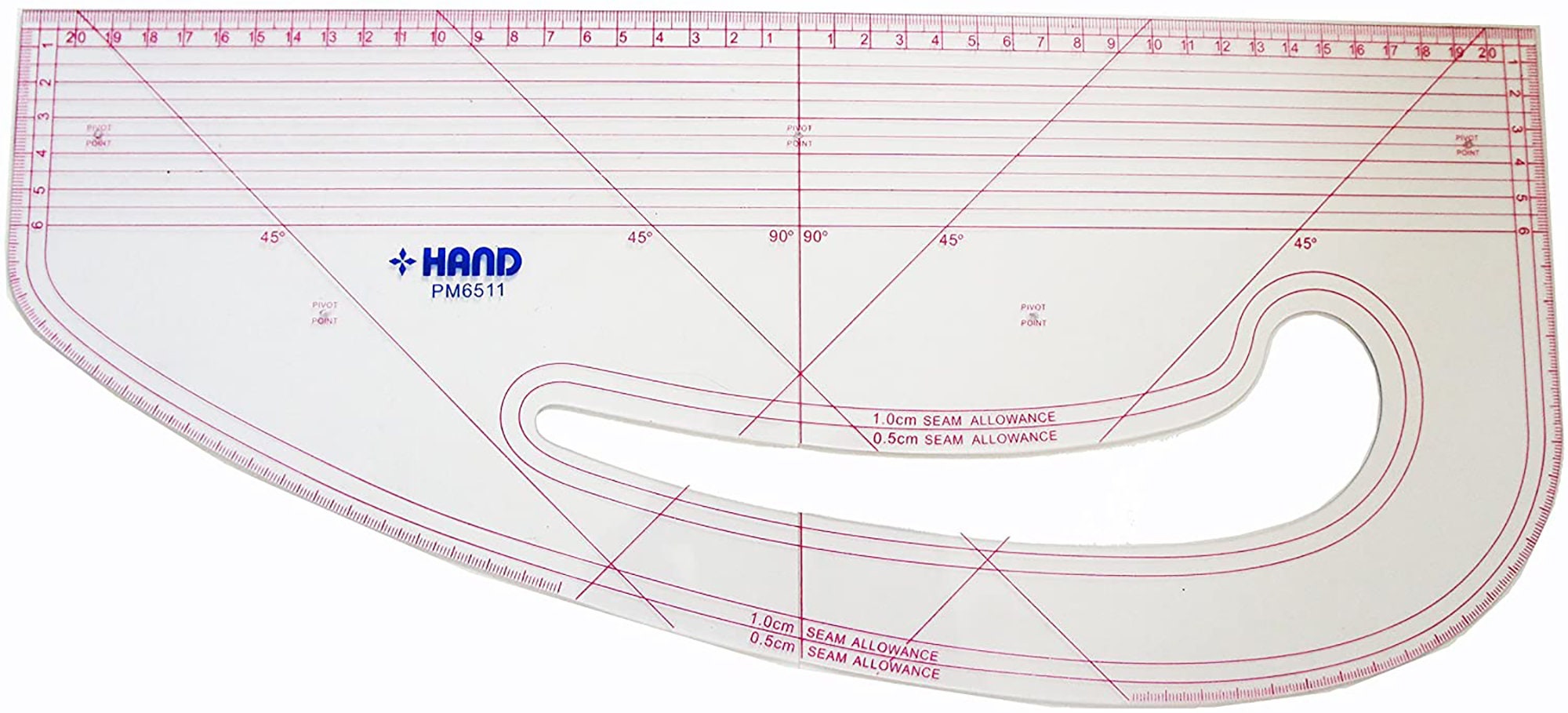 HAND ® Pattern Marking Ruler Flexible Non Removable Inner | Etsy UK