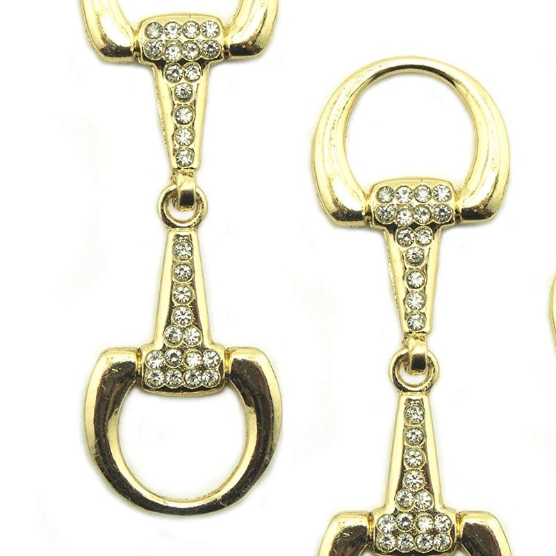 Crystal Buckle Necklace - Etsy UK