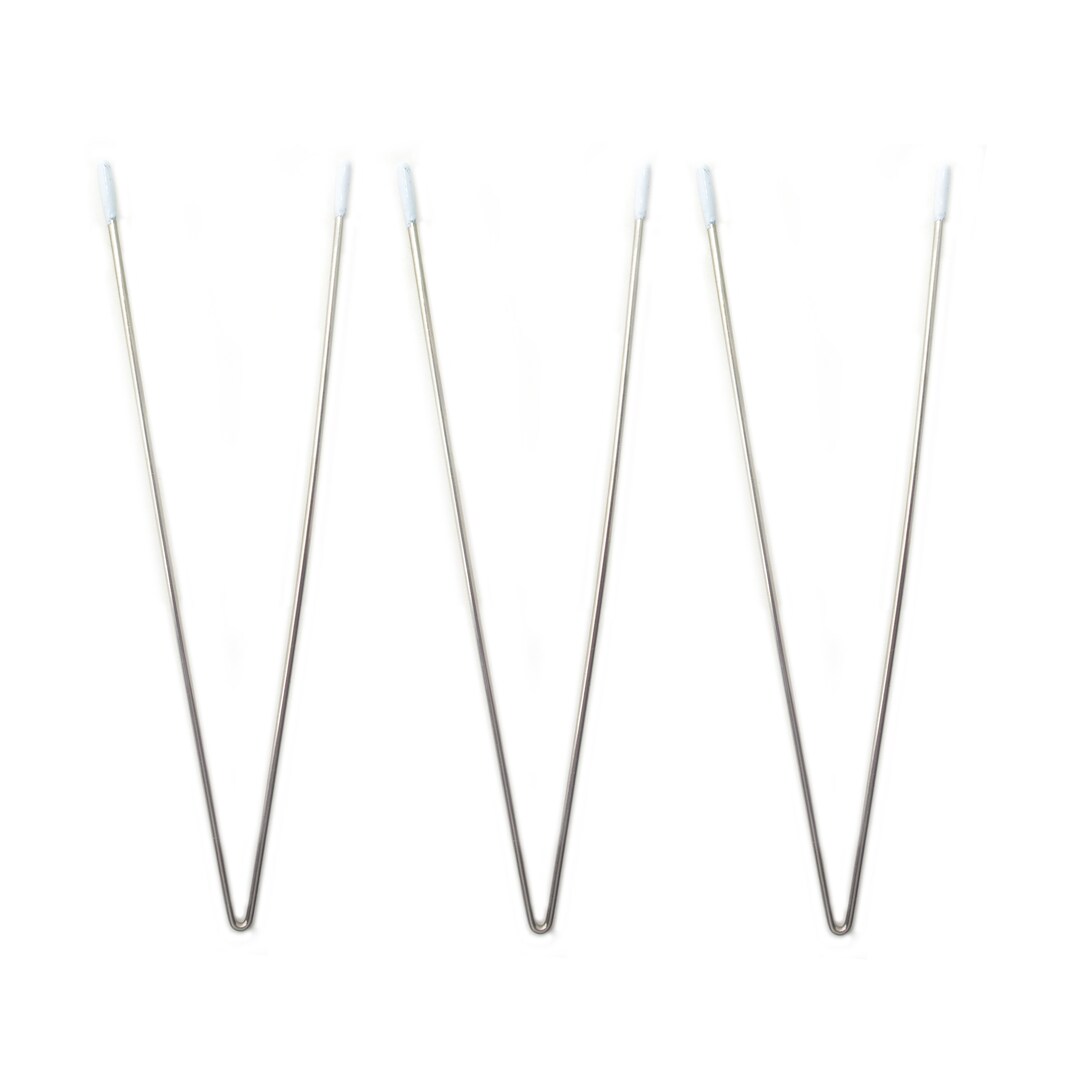 7" Set of 3 Professional Straight Steel V Wires for Corsetry and ...