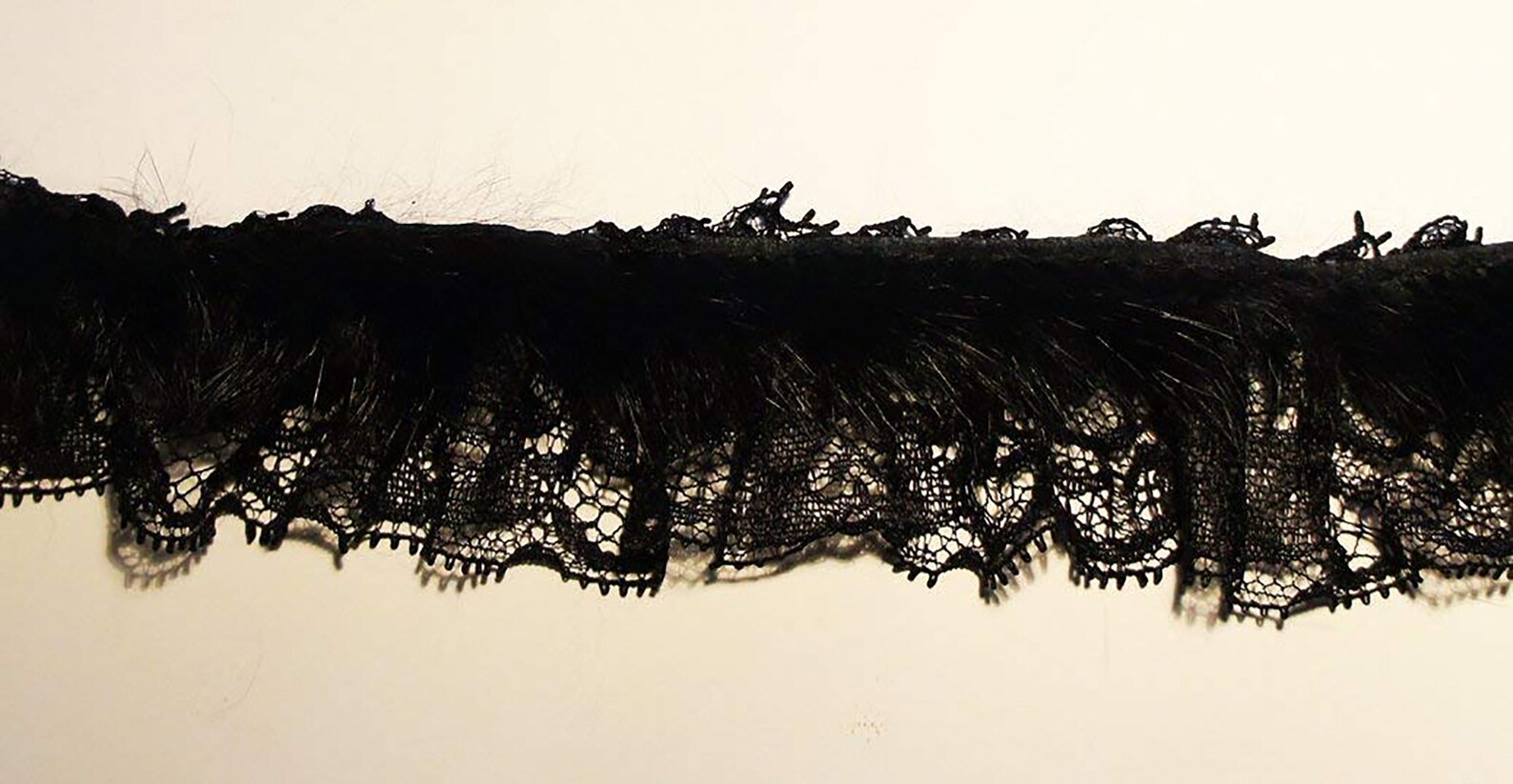Decorative Black Rabbit Fur Lace Elastic Trim - 5 Meters - T17 - Etsy