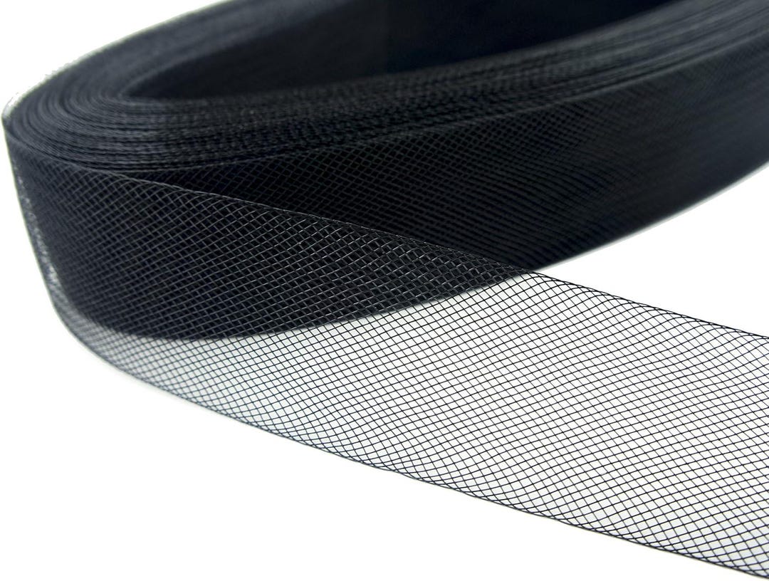 Black Nylon Crin Trim Bridal Webbing Horses Hair 5 Meters - Choices of ...