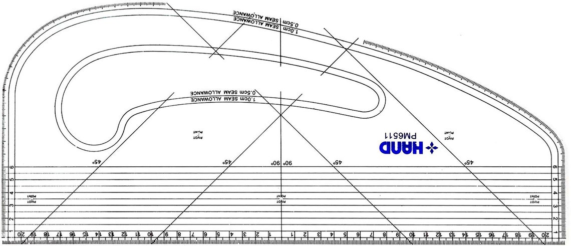 HAND Ruler Pattern Marking Pattern Making Tailor Students | Etsy