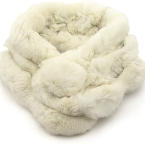 Luxurious Soft Rabbit Fur Scarf 65cml - Etsy