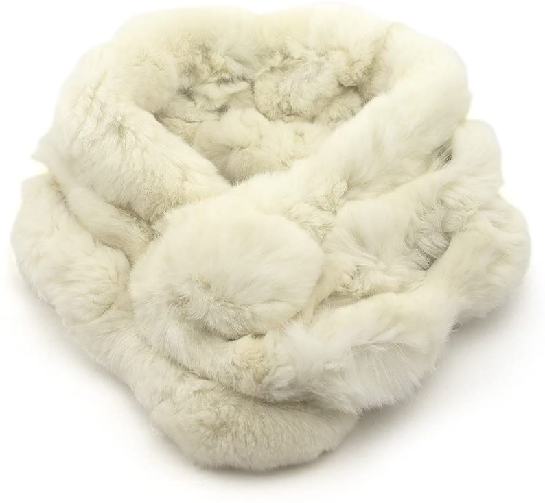 Luxurious Soft Rabbit Fur Scarf 65cml - Etsy