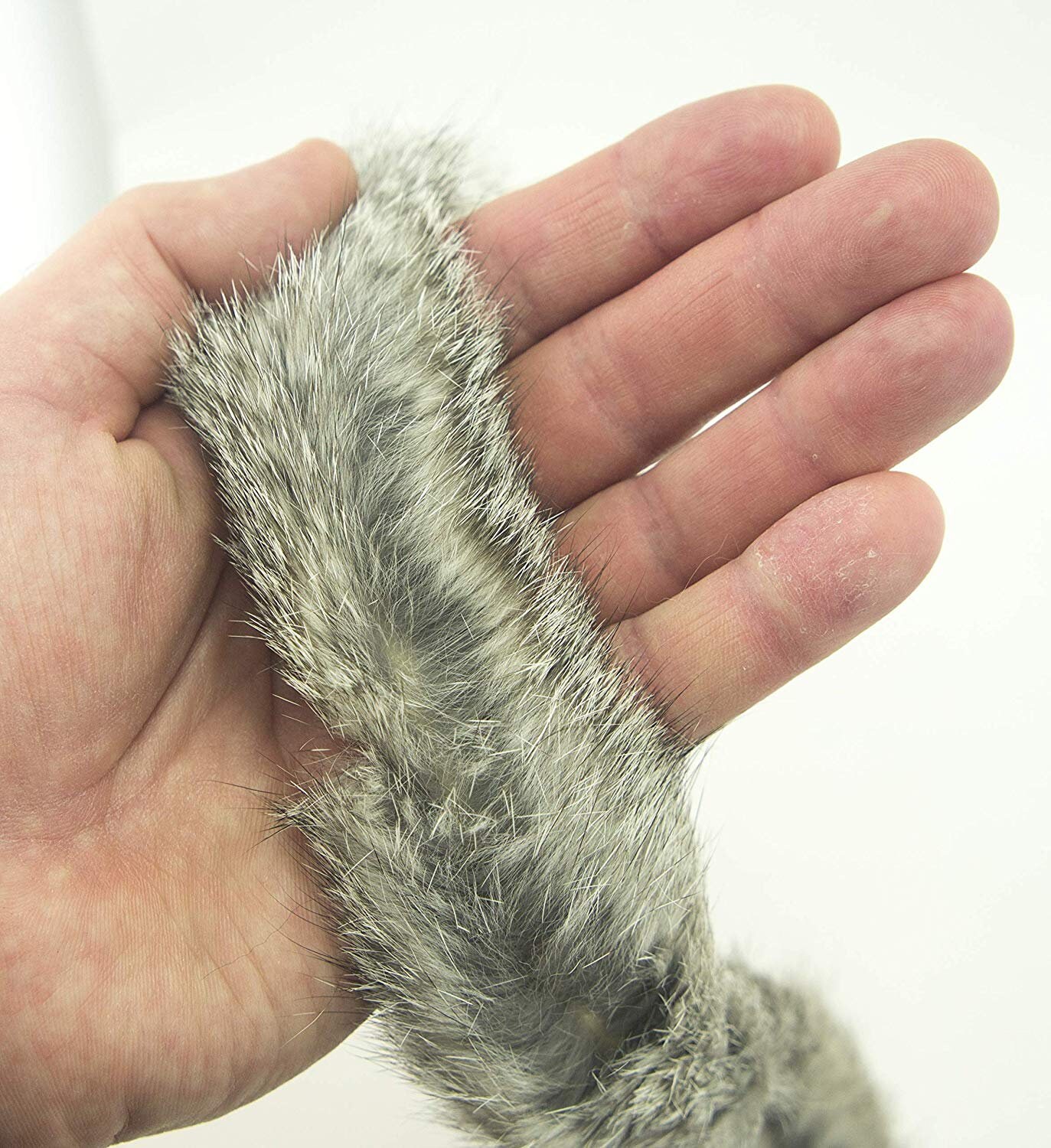 Pepper Grey Rabbit Fur Piping Trim for Garment Edging Coats - Etsy