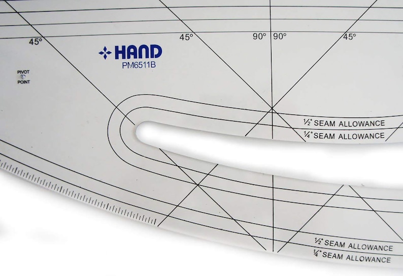HAND ® 6511B Imperial Pattern Marking Ruler Hard Plastic - Etsy