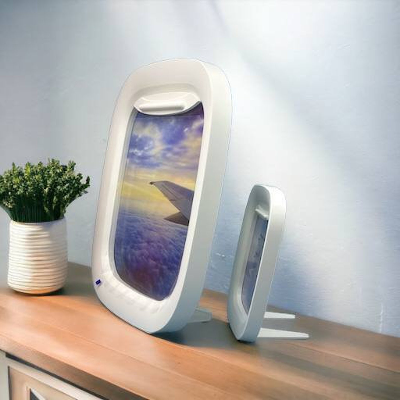 Photo Frame in the Form of A Porthole, Airplane Porthole, Airplane ...