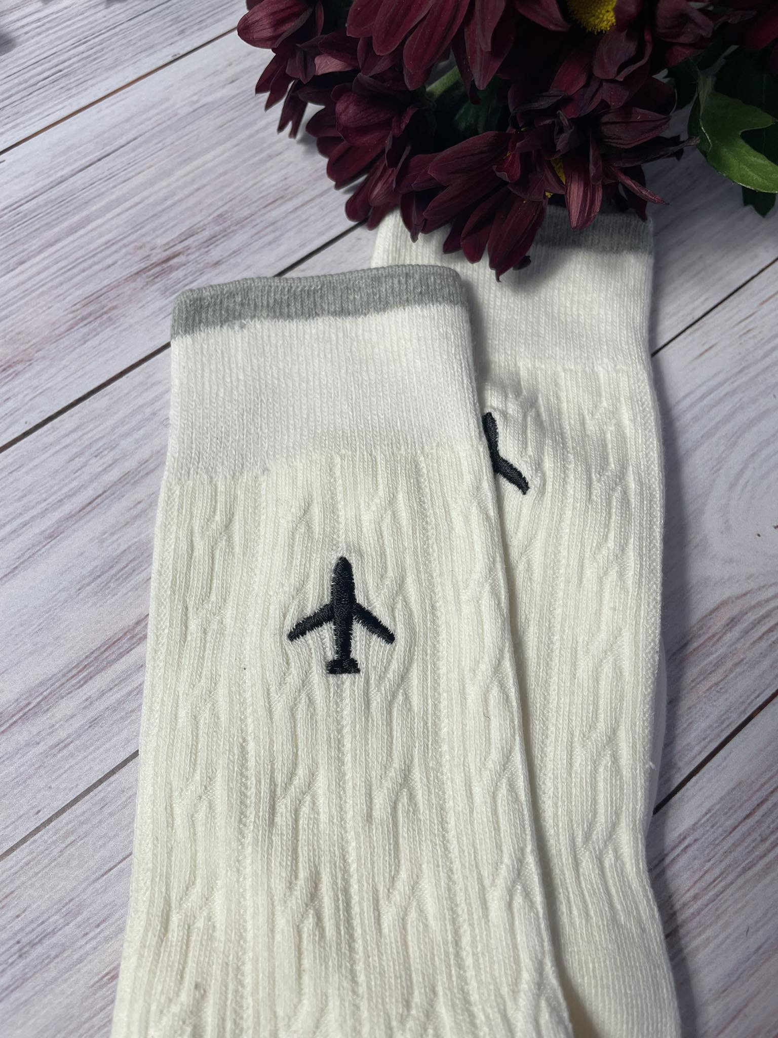 Socks for Flight Attendants, Socks for Pilot, Gift for Stewardess ...