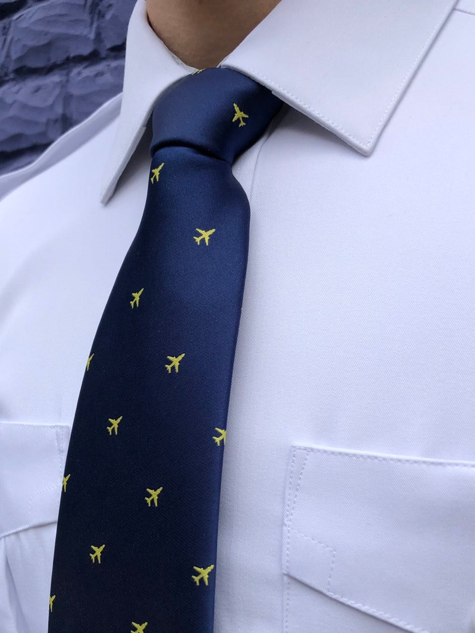 Tie With Airplanes. Tie for Pilots. Gift for Captain. - Etsy