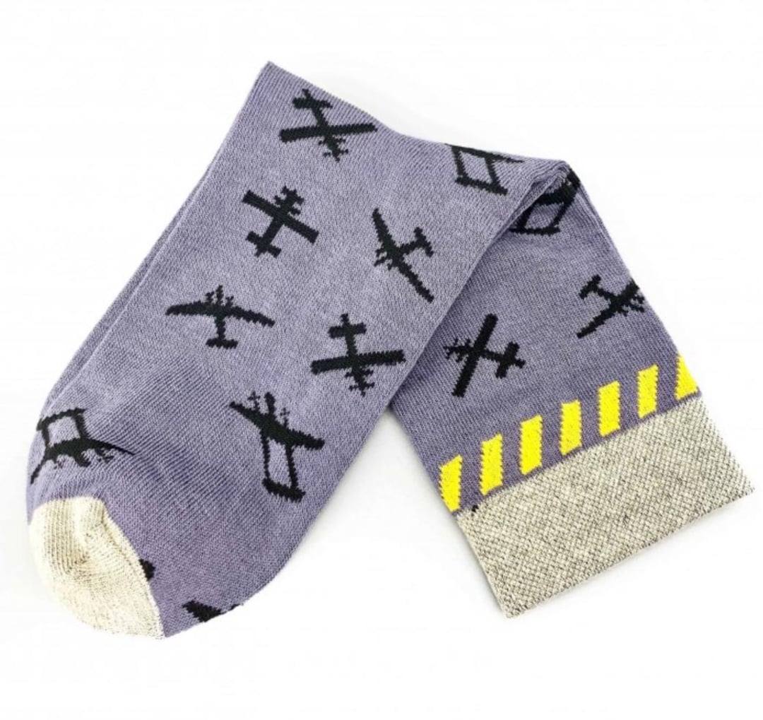 Socks for Flight Attendants, Socks for Pilot, Gift for Pilot, Socks ...