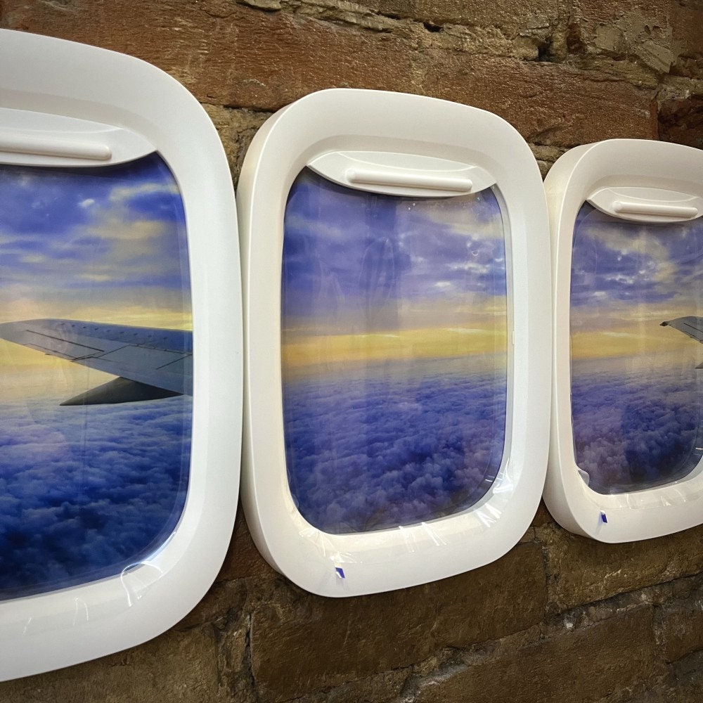Photo Frame in the Form of A Porthole, Airplane Porthole, Airplane ...