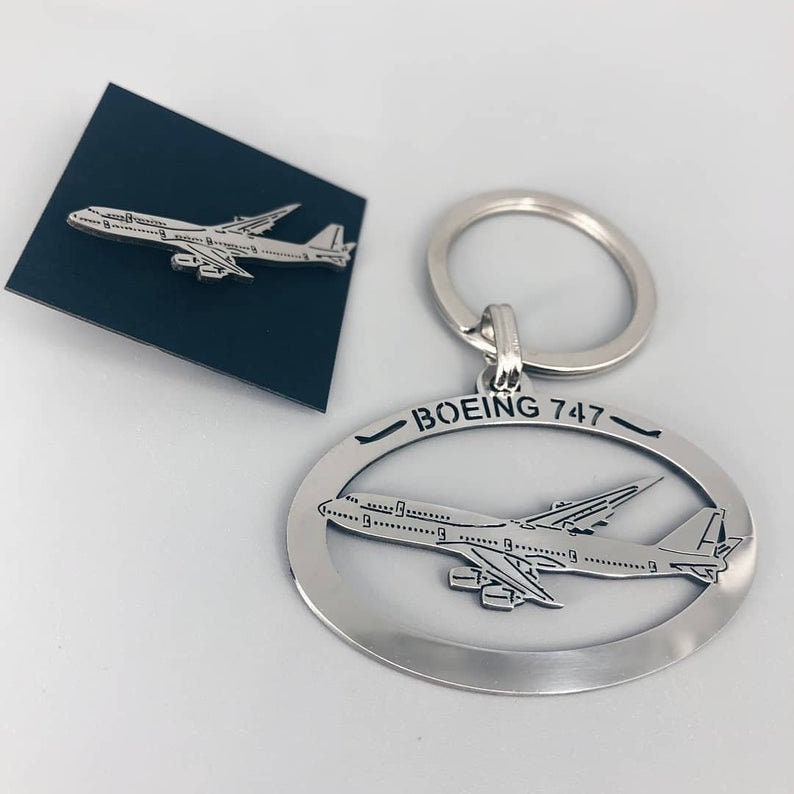 Metal Keychain With Airplanes, Airbus 380, Airbus 320, Airbus 321 Neo ...