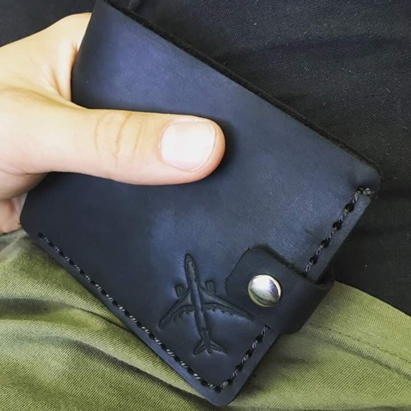 Plane Mens Wallet - Etsy