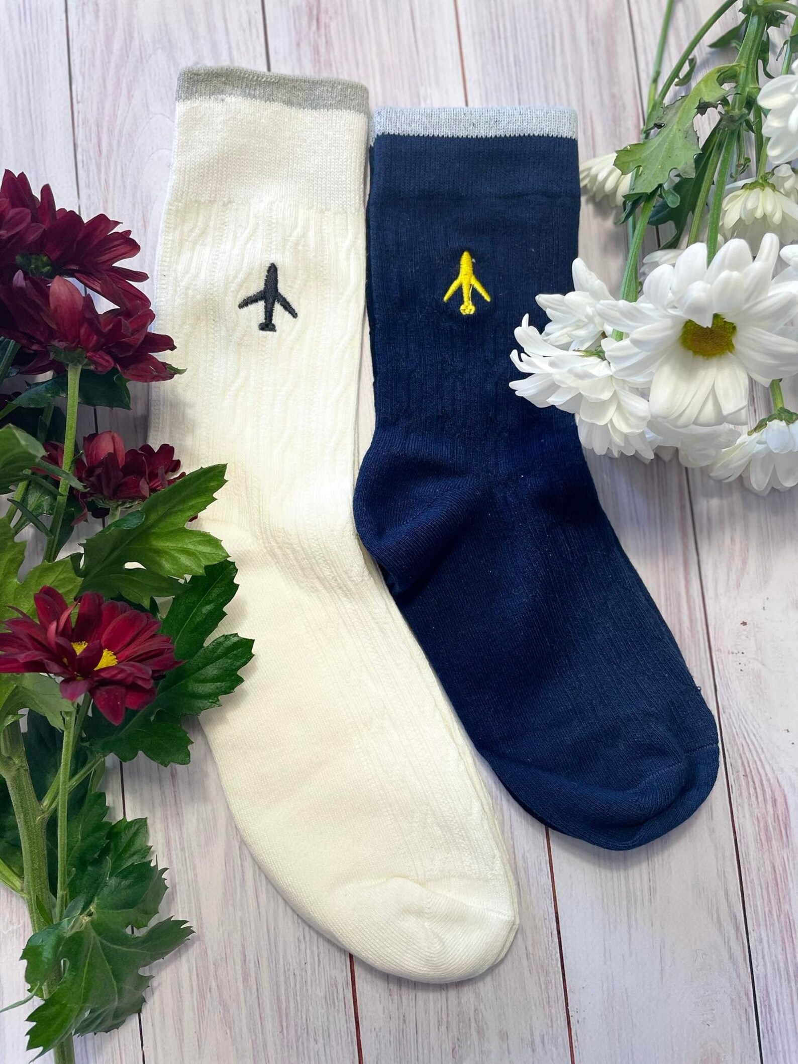 Socks for Flight Attendants, Socks for Pilot, Gift for Stewardess ...