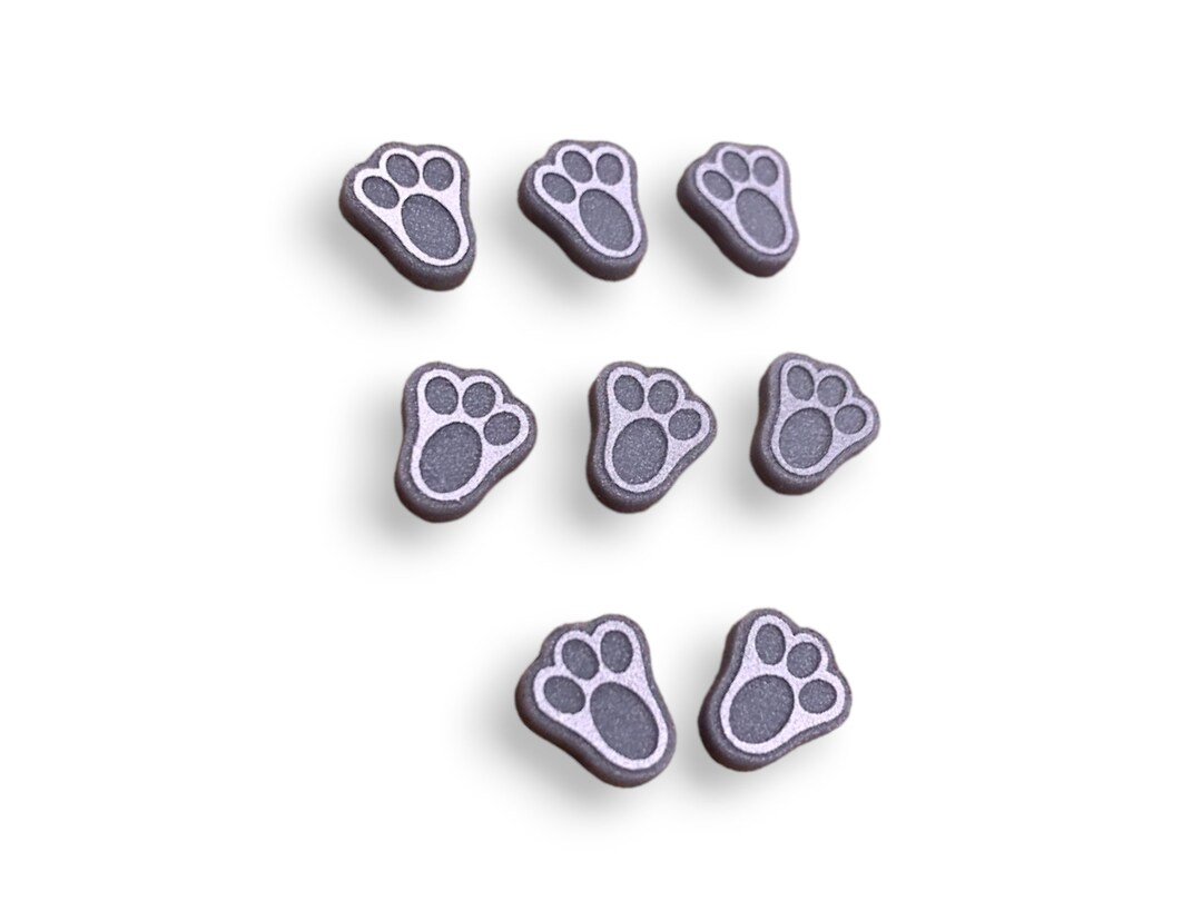 Lucky Rabbit's Foot / Bunny Paw Print / Easter Acrylic Laser Cut ...