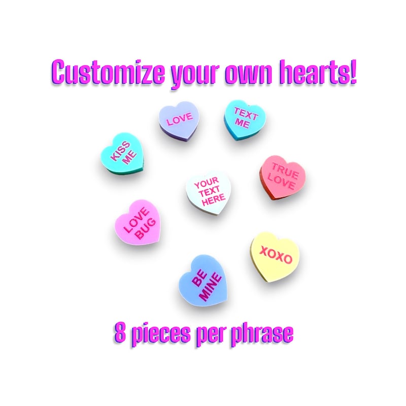 Heart Cabochons Resin - Etsy